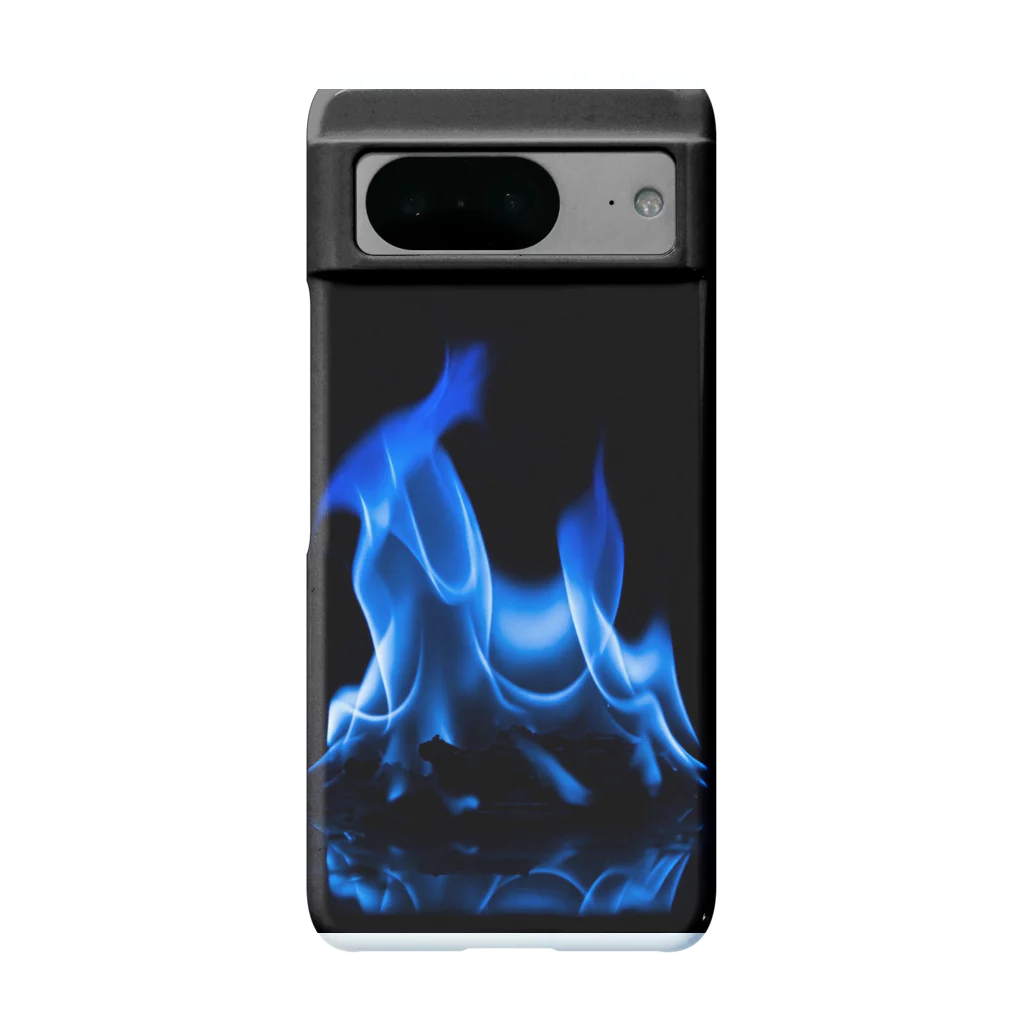 青い炎 / pesca ( pesca-2025 )のスマホケース（Android）通販 ∞ SUZURI（スズリ）