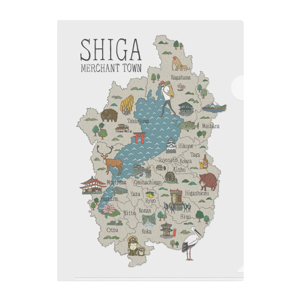 シガマップ / shota ike ( ek_sho )のクリアファイル通販 ∞ SUZURI（スズリ）