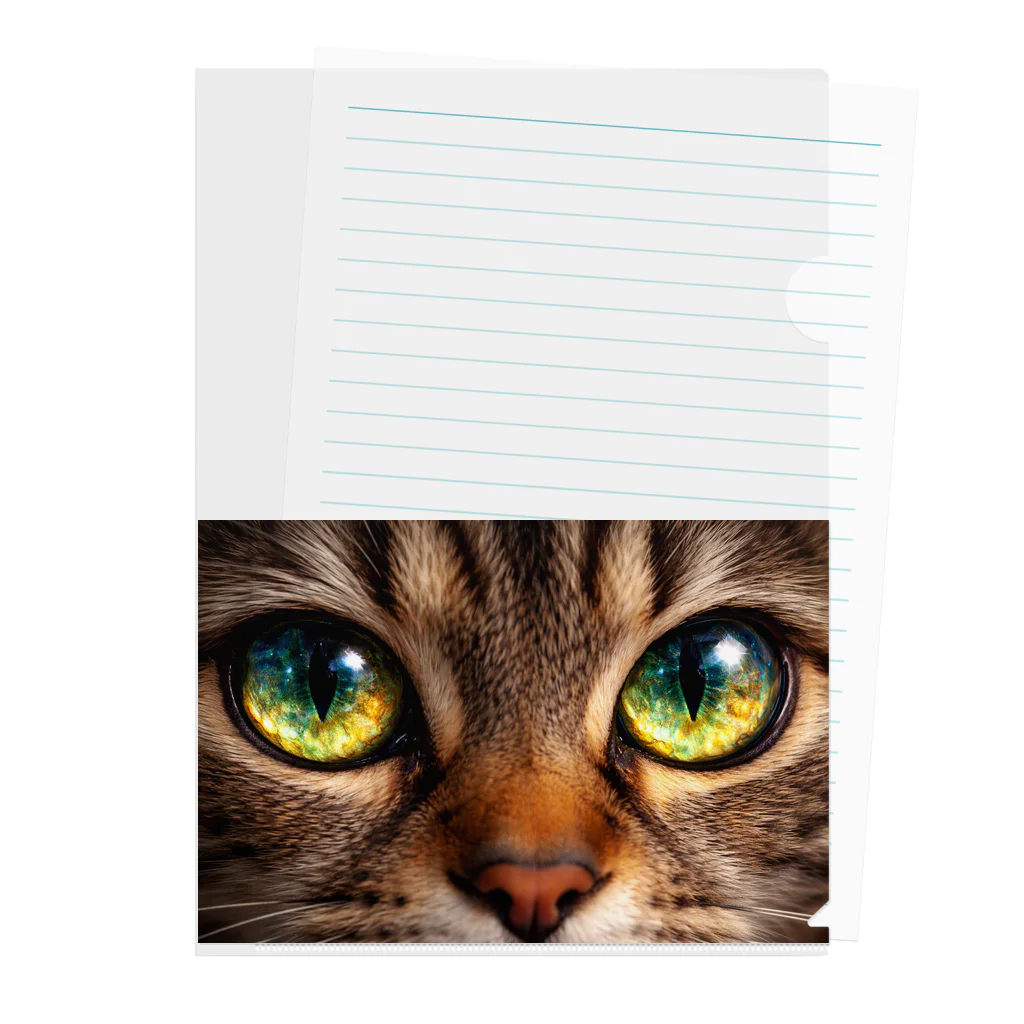 猫の目 / futabafukusushimaのクリアファイル通販 ∞ SUZURI（スズリ）