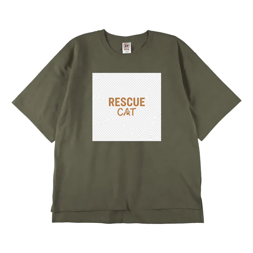 RESCUE_CATロゴTシャツ / RESCUE_CAT ( Rescue_CAT )のCross Stitch オープンエンドマックス ...