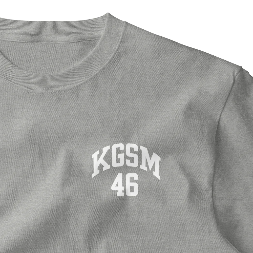 KGSM（鹿児島）white / エルデザインプラス@鹿児島のデザイン事務所 ( eldesign_plus )のワンポイントTシャツ通販 ∞ SUZURI（スズリ）