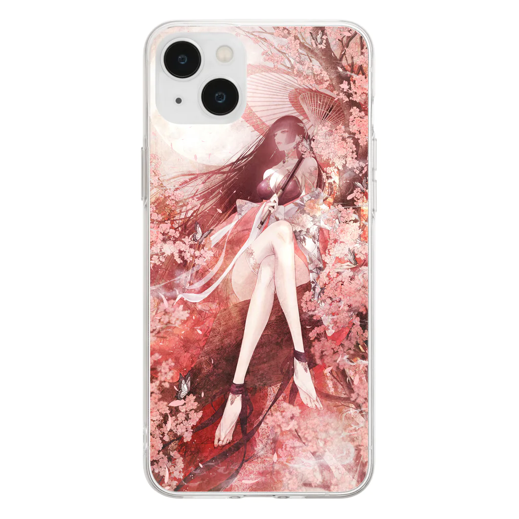 -桃源郷- / 皐月 恵 -Kei Satsuki- ( kuroe16370547 )のソフトクリアスマホケース（iPhoneケース）通販 ∞ SUZURI（スズリ）